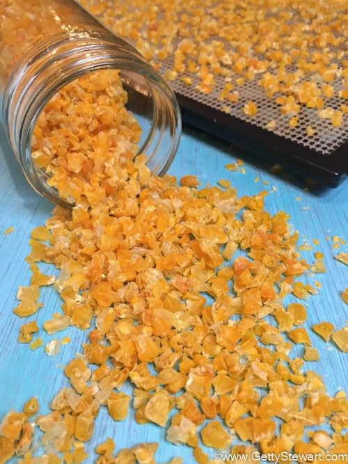 How to Dehydrate Corn - GettyStewart.com
