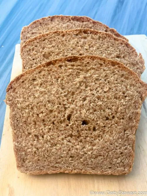 How to Make 50/50 Homemade Sandwich Bread - GettyStewart.com